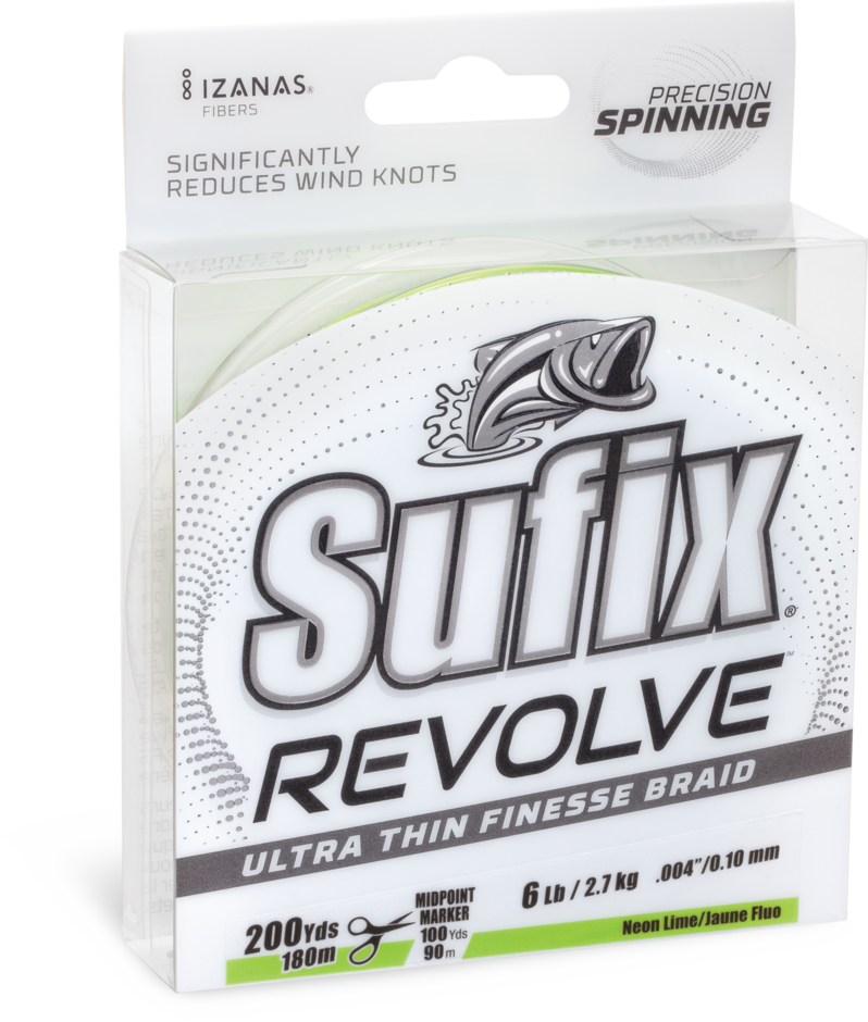 Sufix Revolve Ultra Thin Finesse Braided Line – Real Deal Tackle