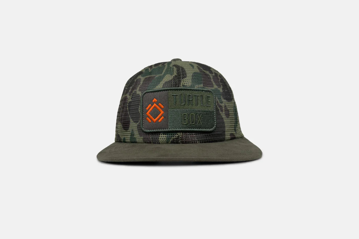 Turtlebox All Mesh Camo Trucker Hat – Real Deal Tackle