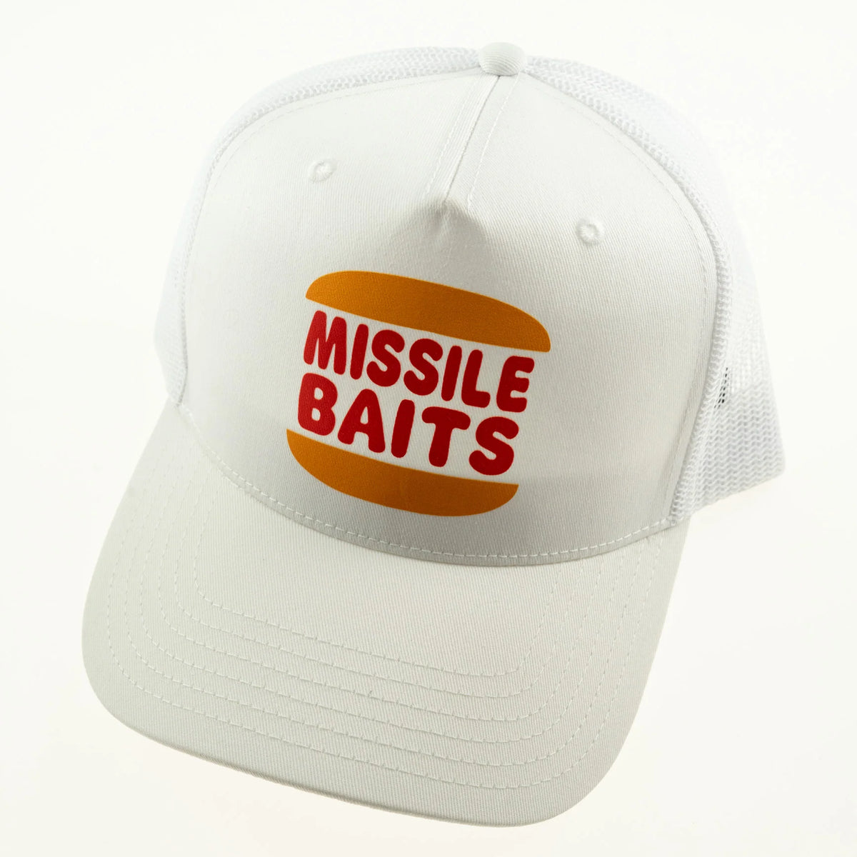 Missile White Mesh Trucker Hat – Real Deal Tackle